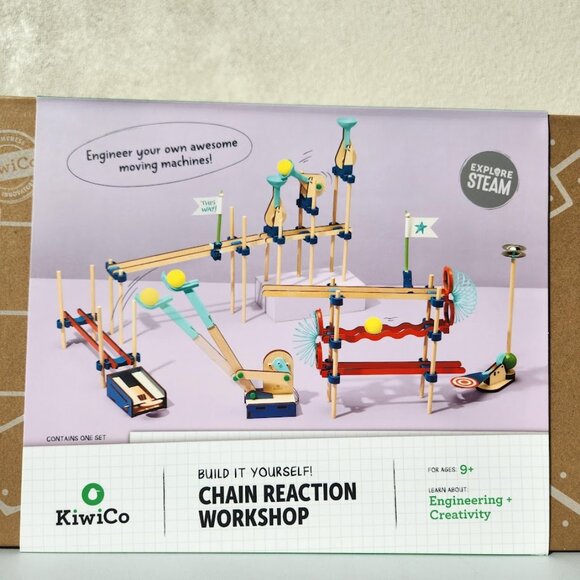 Kiwico | Toys | Kiwico Chain Reaction Workshop Kiwico Stem Toy Set ...